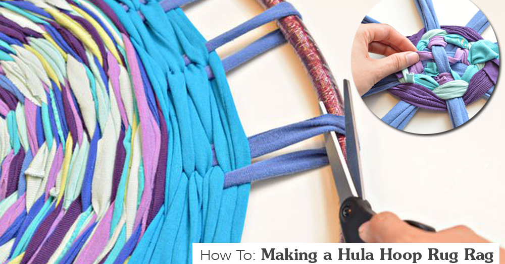 How To Make A Hula Hoop Rug Rag