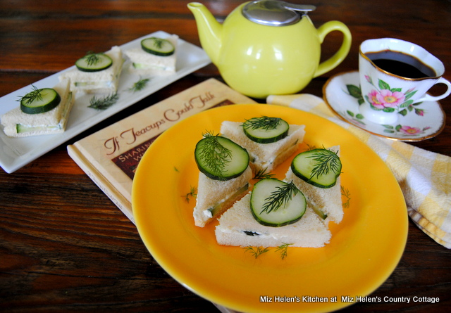Tuesday Tea Time With Cucumber Tea Sandwiches