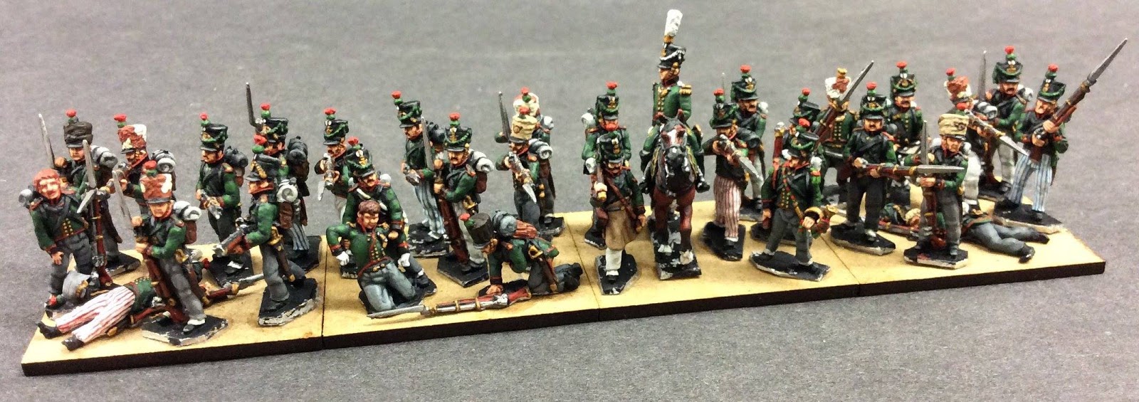 Napoleonics in Miniature: Saxon Light Infantry WIP2