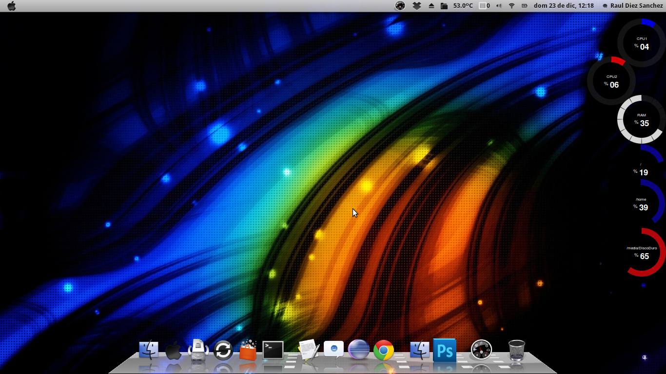 Linux en Andalú: Screenlets: Widgets/Gadgets en Ubuntu 12.04