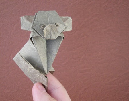 origami koala ~ origami instructions art and craft ideas