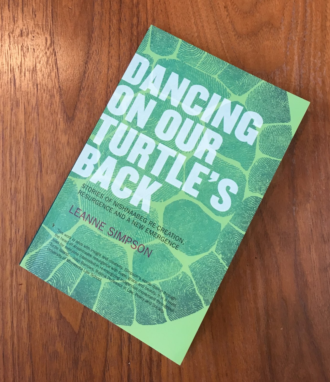 A Canadian Lefty in Occupied Land: Review: Dancing on our Turtle's Back