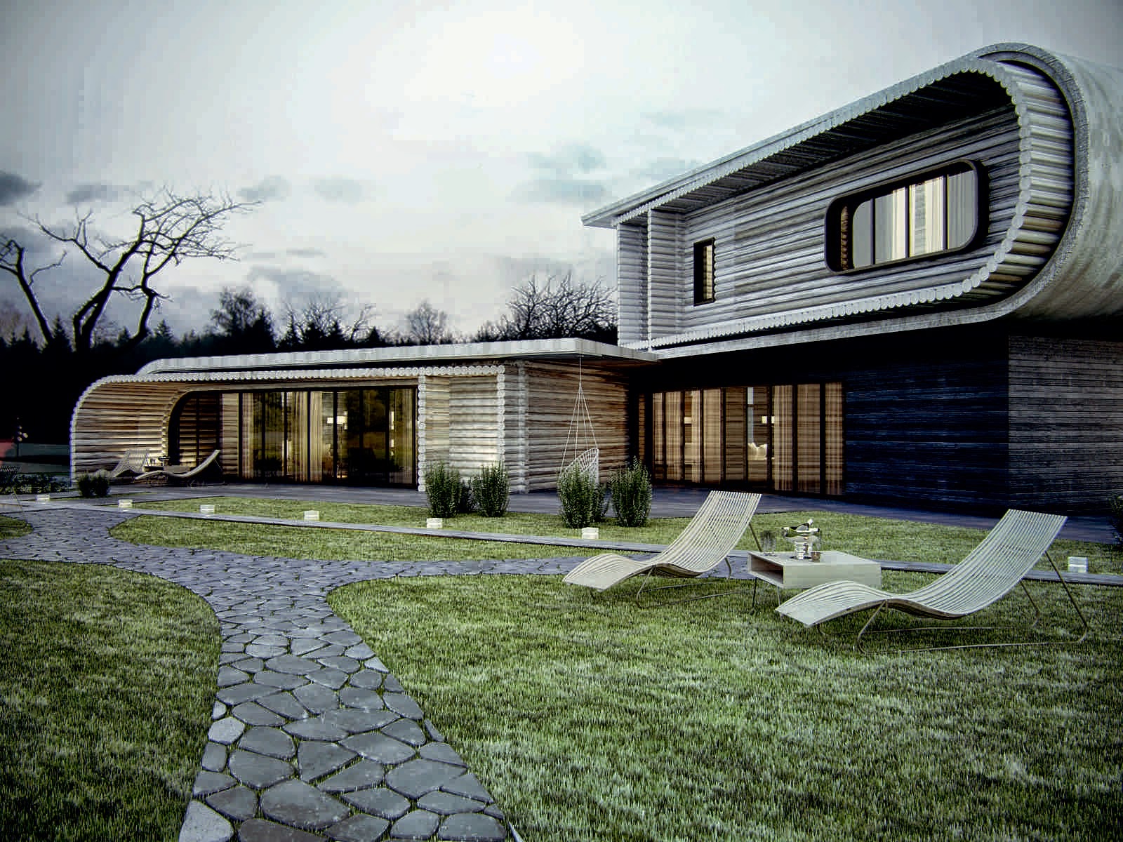 Modern House Building Material | Architecture Spots