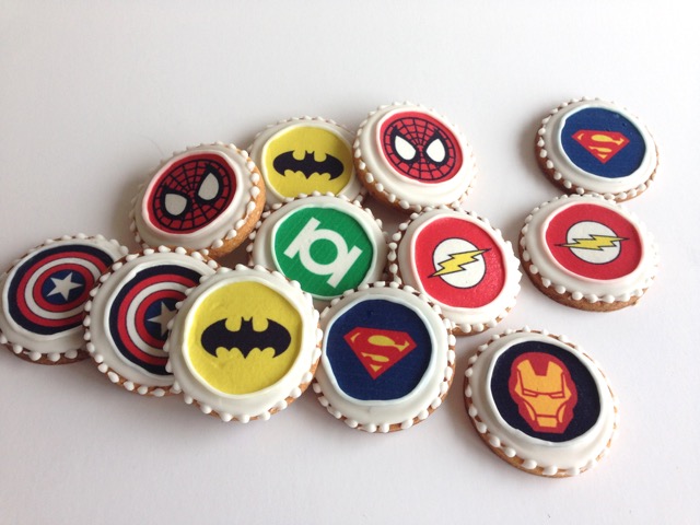 Super hero biscuits
