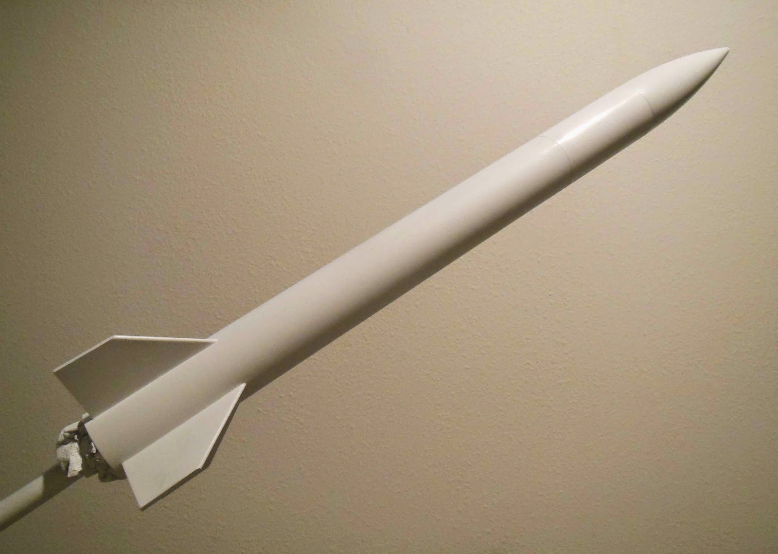 Model Rocket Building: Estes Patriot Build #2056, Part 11, White ...