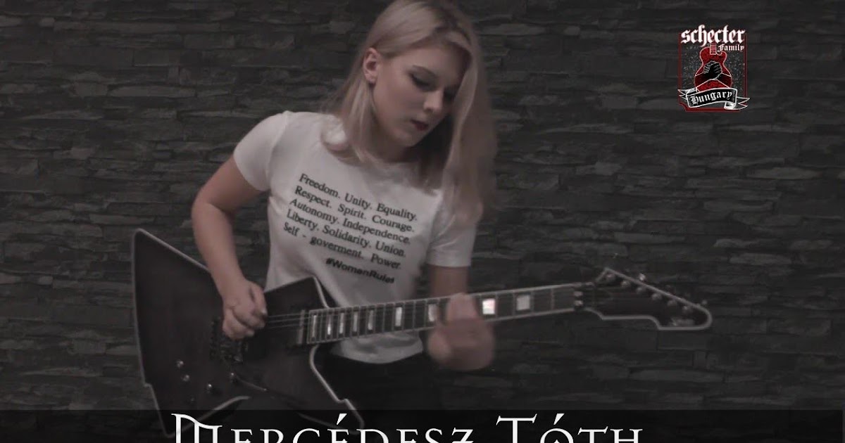 Mercédesz Tóth: Pantera - Becoming guitar cover by Merci