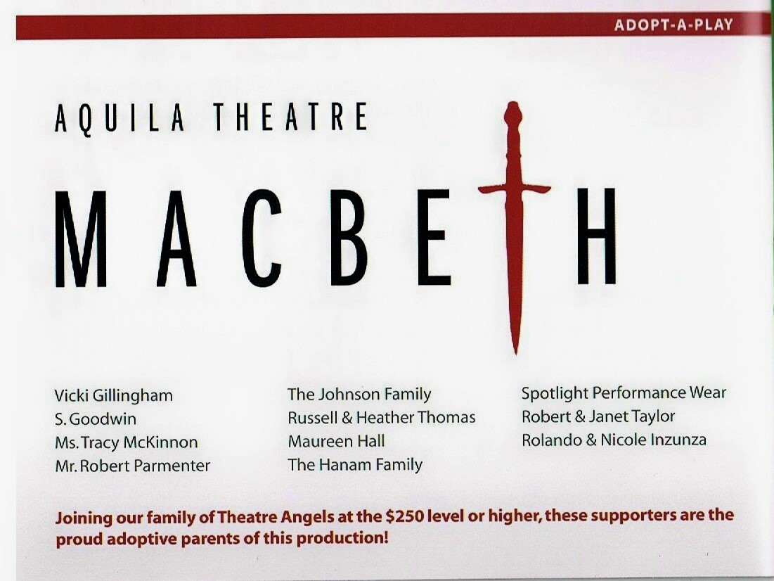 The Nomadic Learner: Classically Brilliant Shakespearean Theatre; Macbeth