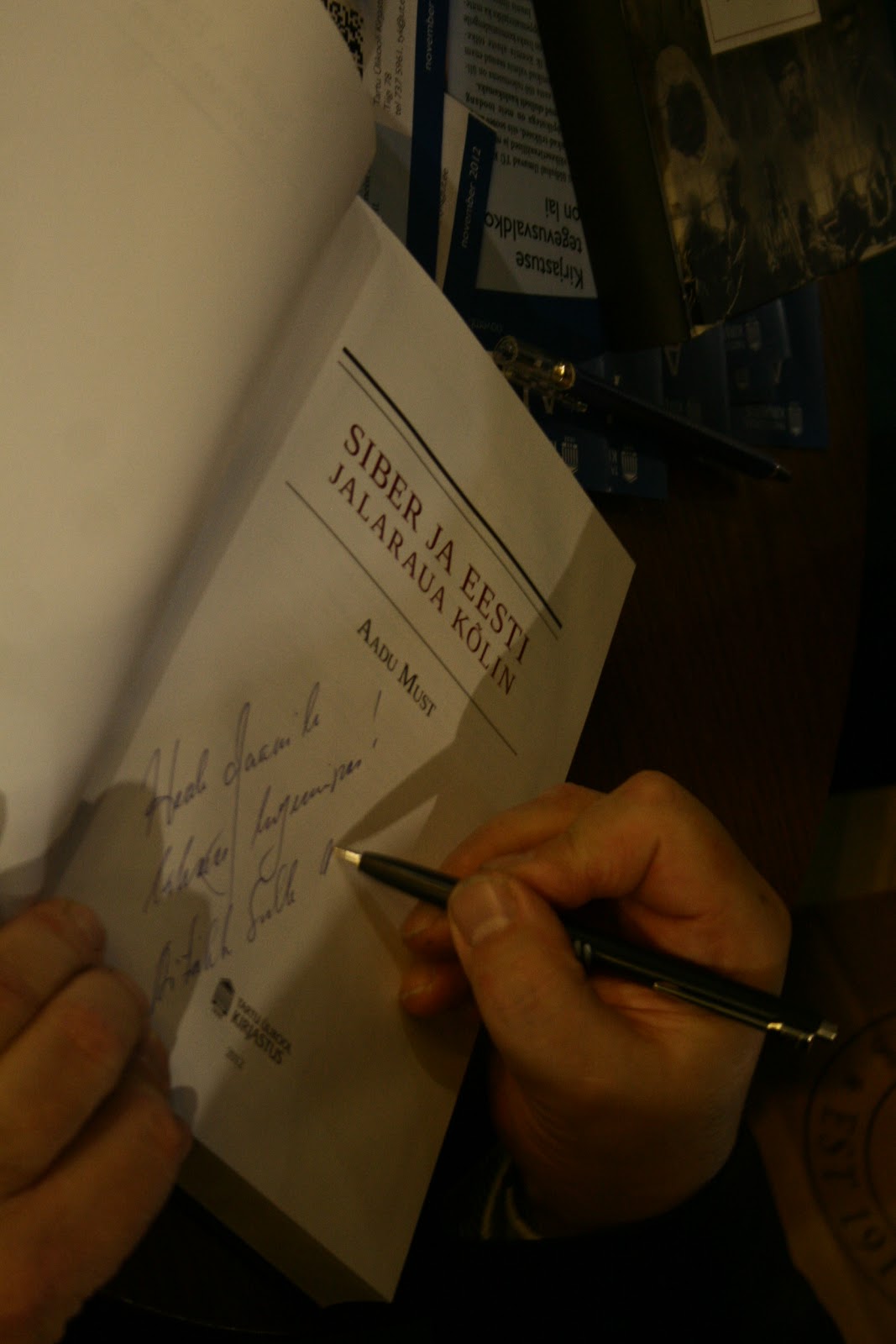 Susan Must: Father`s book signing