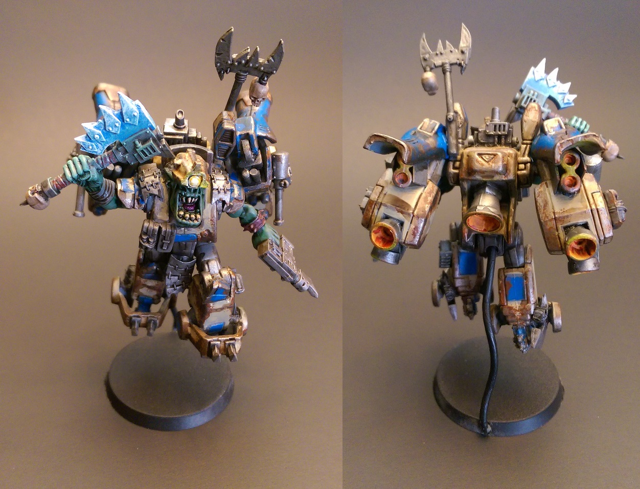 Bits Addiction: Commision - Ork Stormboyz and Boss Zagstruk