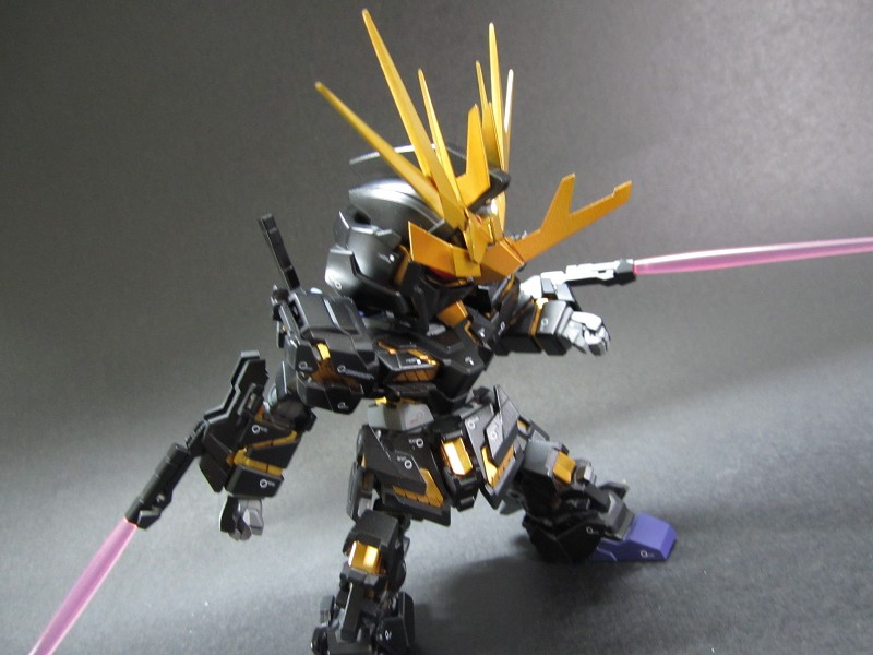 GUNDAM GUY: SD Unicorn Gundam 02 Banshee - Custom Build