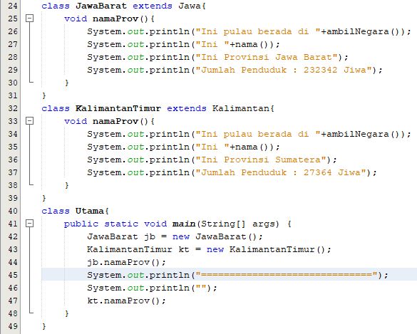 Praktikum Pemrograman Berorientasi Objek (PBO) Modul 7 (Java)