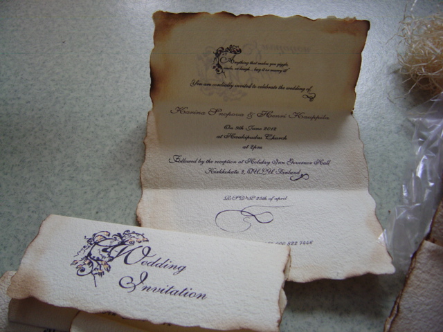 The Northern Bride: Our Wedding Invitations