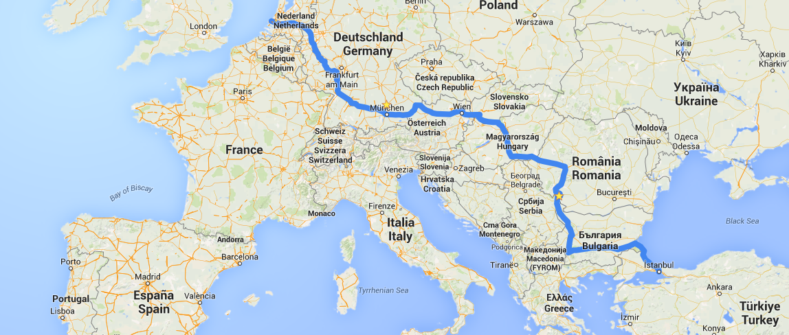 Rio Danubio Mapa | Mapa