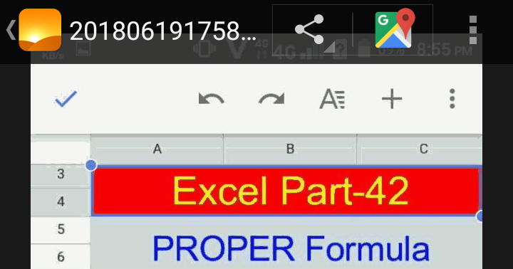 What Is Proper Formula ? Used In Ms Excel