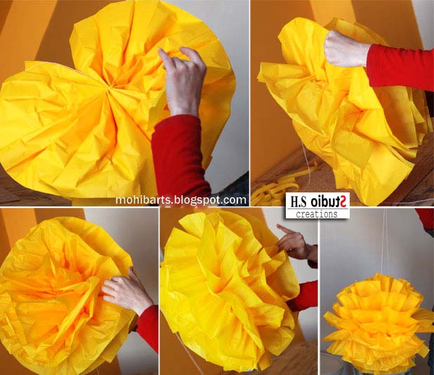 TISSUE PAPER BALLS