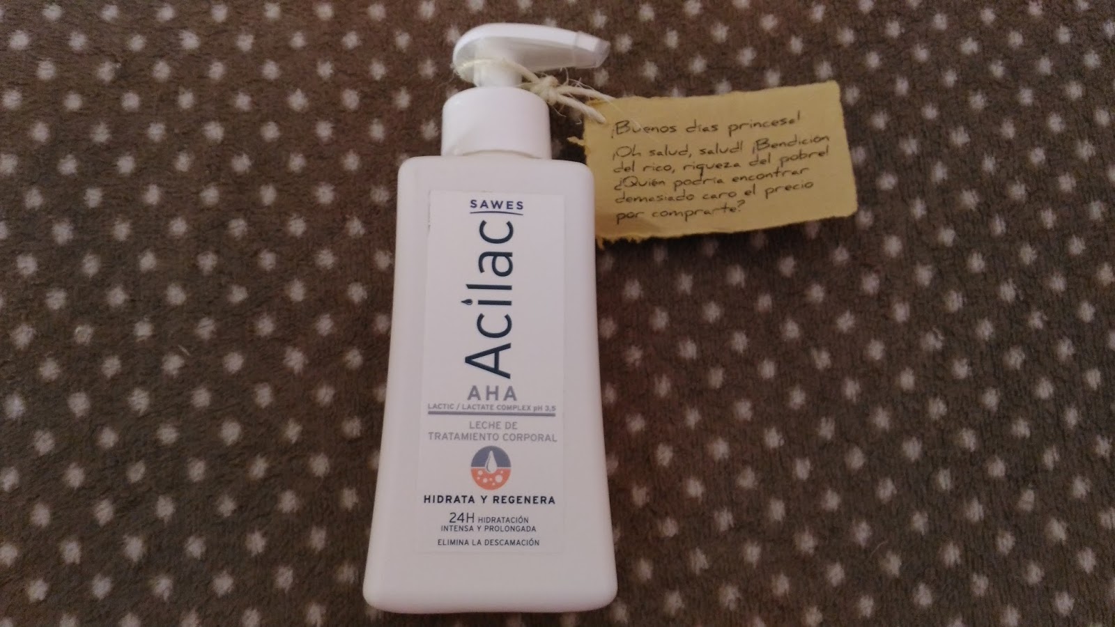 Algo especial: Acilac leche corporal antisequedad