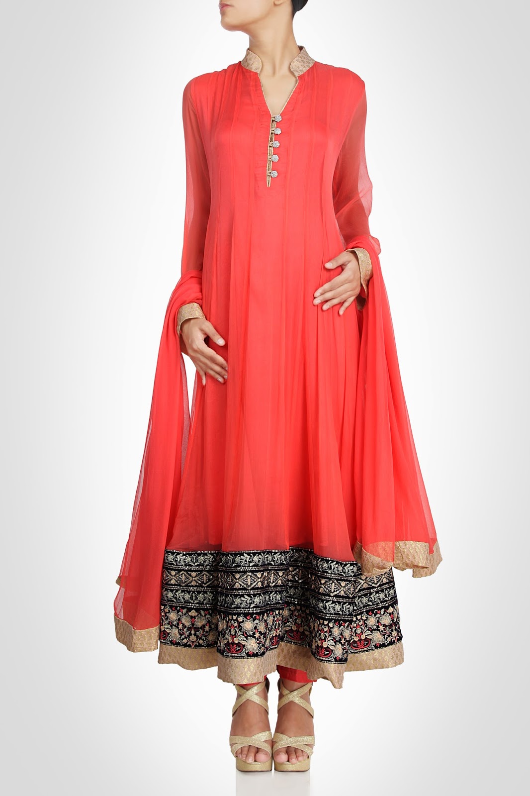 Designer Long Anarkali Frock Collection - Vega Fashion Mom