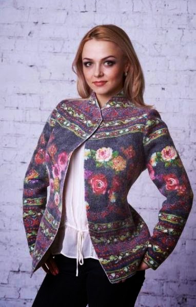 Fashion from Ukraine: Beautiful jackets from Ukraine - nuno-felting ...