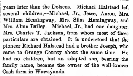 Welcome to Barb's Family Finds: The Halstead Ancestors