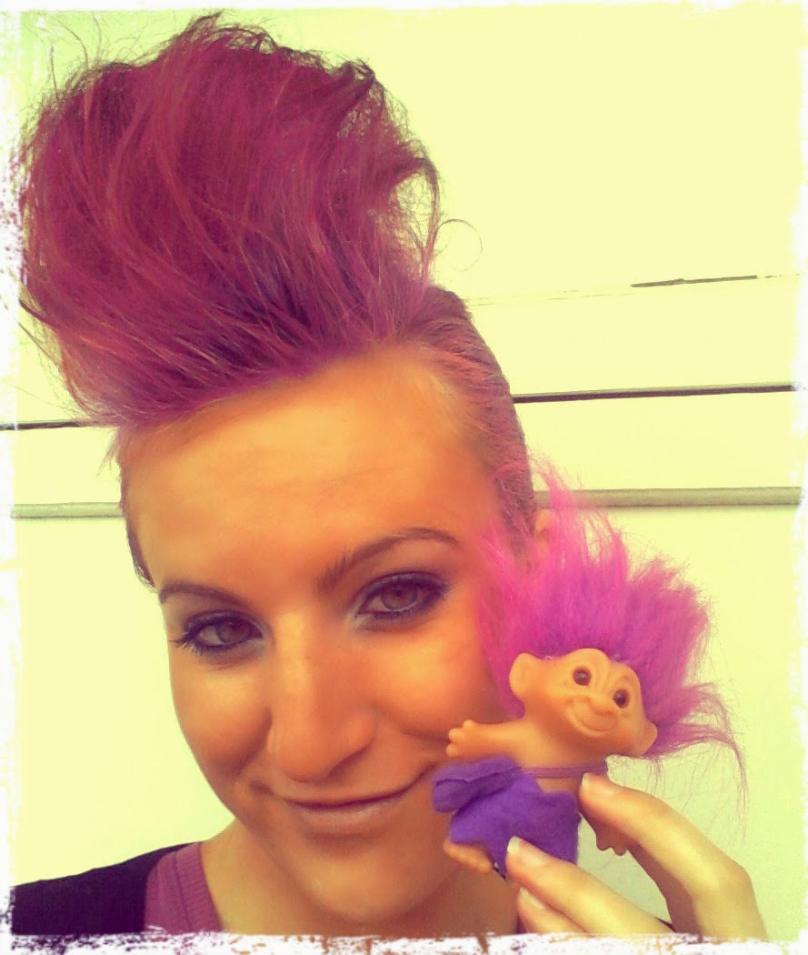 Polychrome: Troll Doll Makeup and Hair