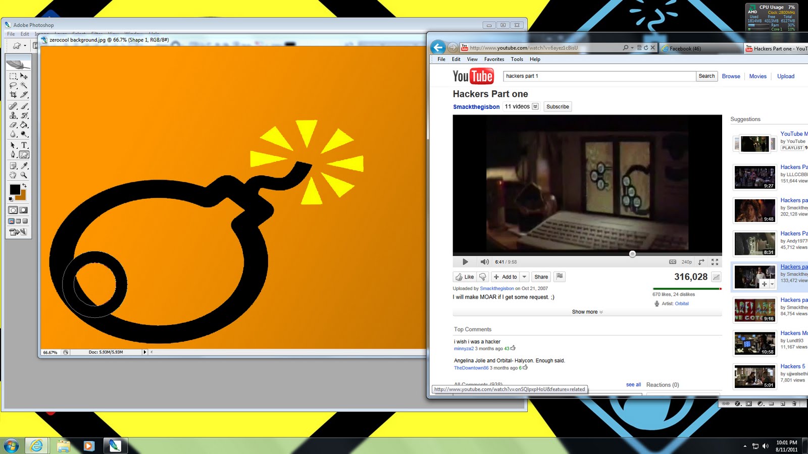 Unknown Hole in the Sky: Hackers Movie HD Desktop Backgrounds (Zero ...