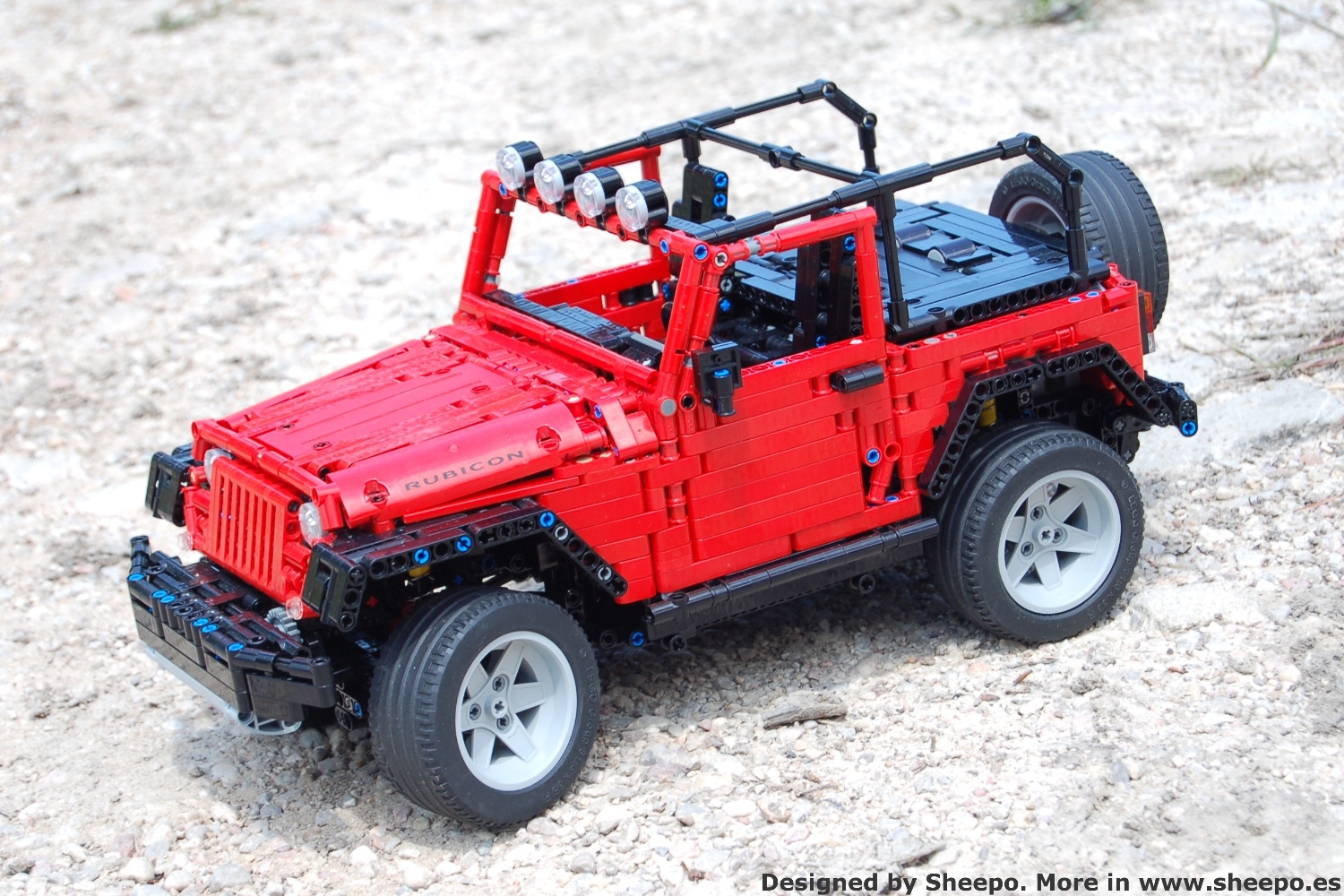LEGO MOC Jeep Wrangler Rubicon (RC Version) by Sheepo | Rebrickable ...