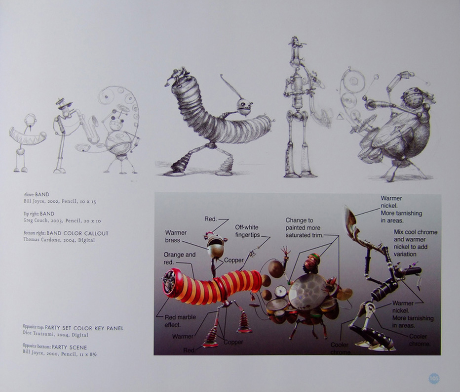 Living Lines Library: Robots (2005) - Character Development