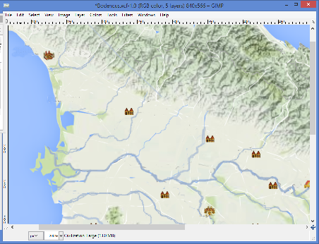 Alesmiter: Building Campaign Maps with Google & GIMP 8 - Adding Symbols ...