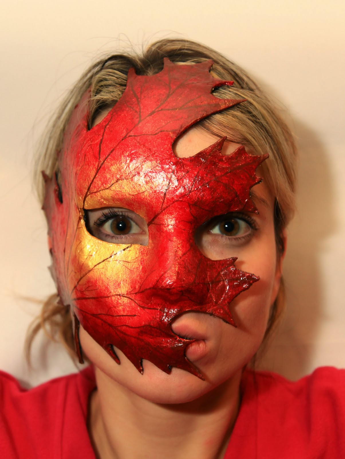 Zamaskowana: Facial leaf...jesienna maska :)