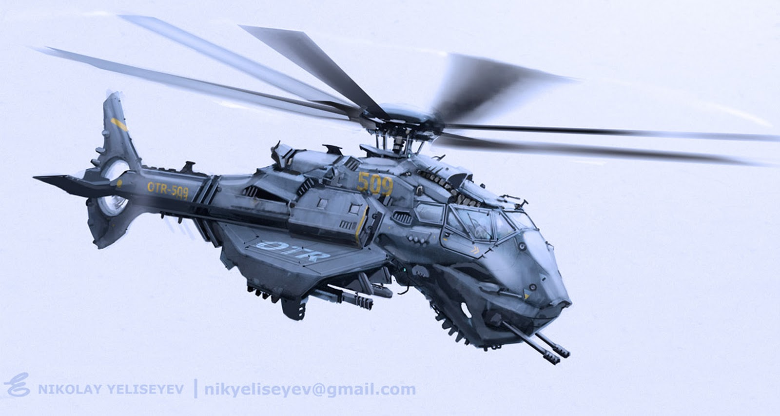 DSNG'S SCI FI MEGAVERSE: CONCEPT HELICOPTERS [HOVERCOPTERS]