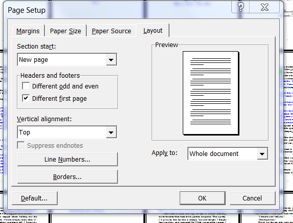 Samantha Fury's Land of Writing: Microsoft Word Page Formatting