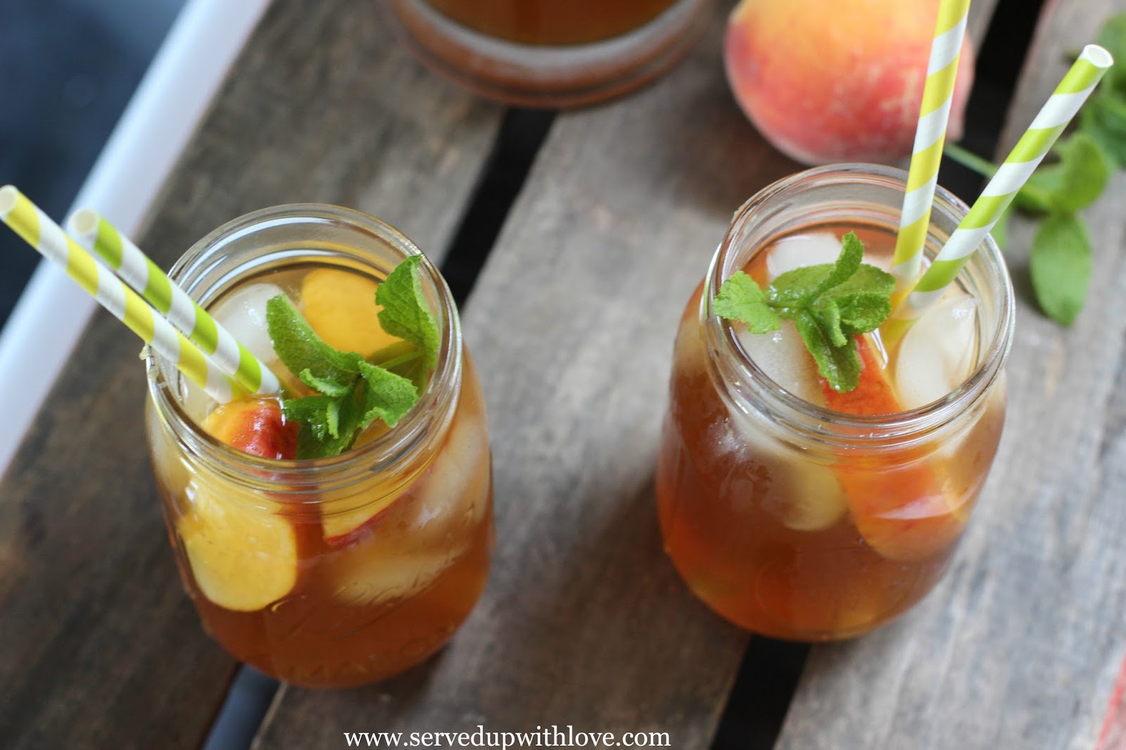 Served Up With Love: Peach Tea