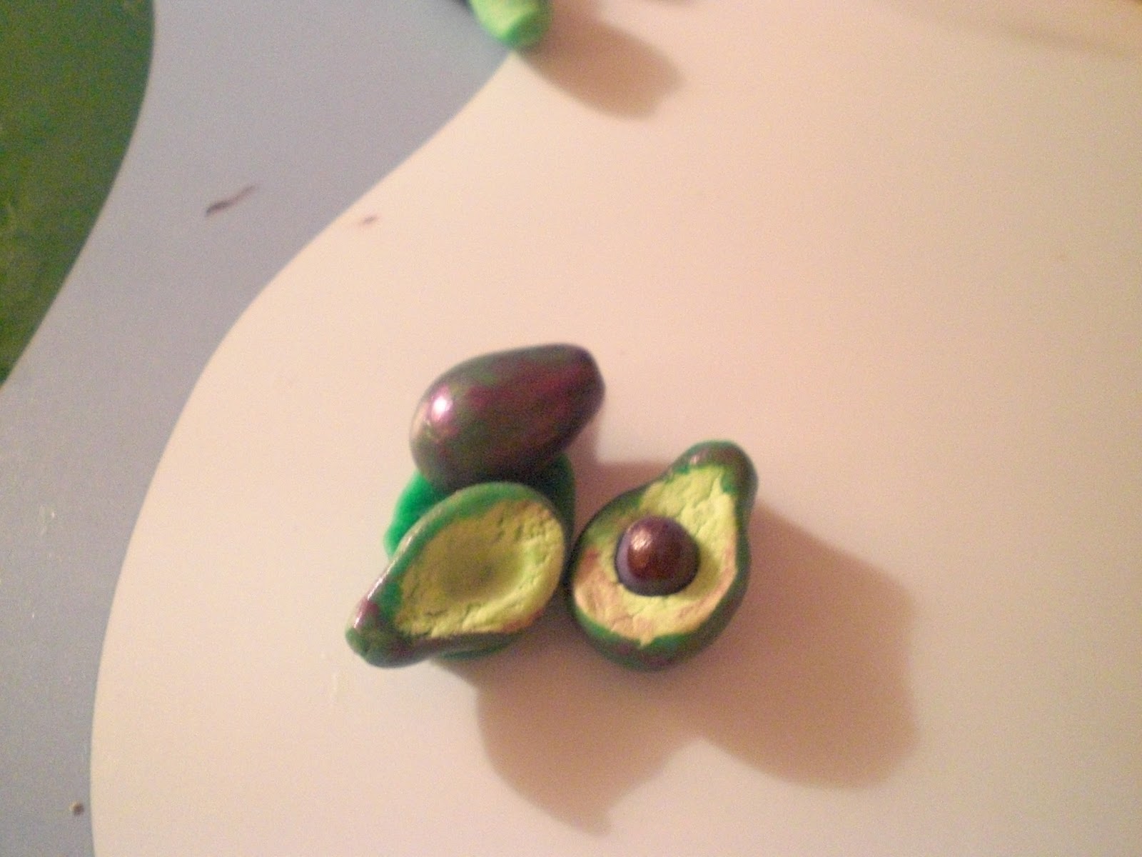 CREATE A HOBBY : .let us make Avocado ..using clay again