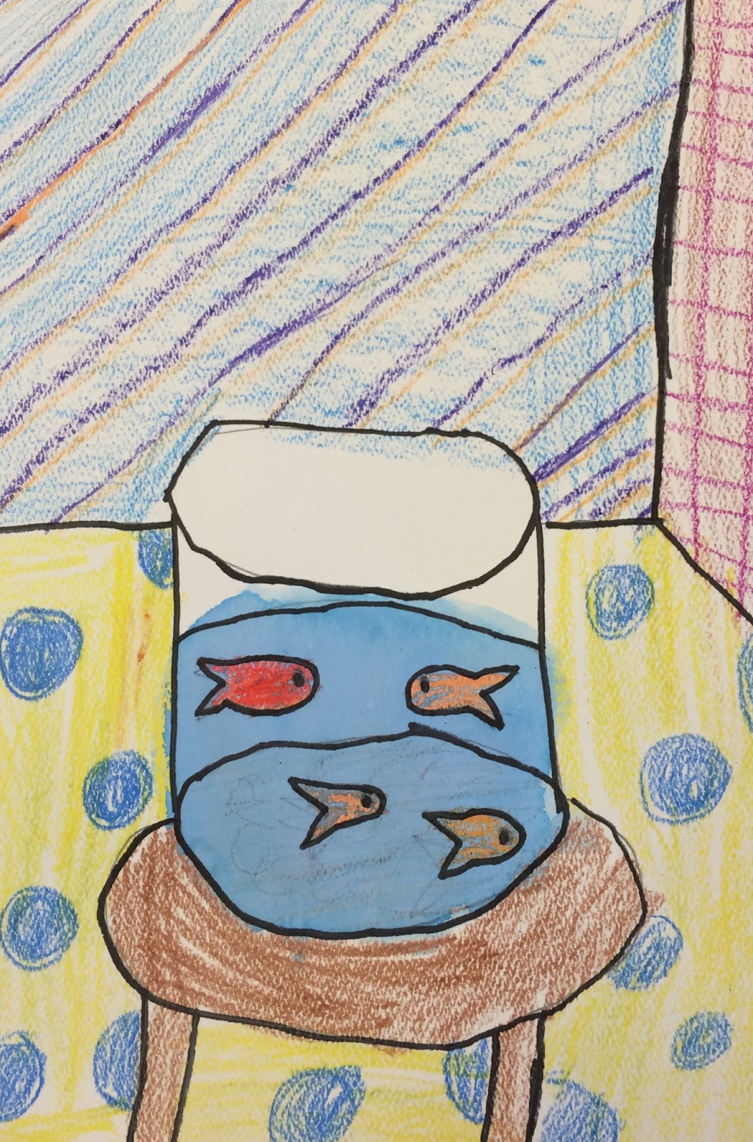 Sacred Heart art room: Goldfish