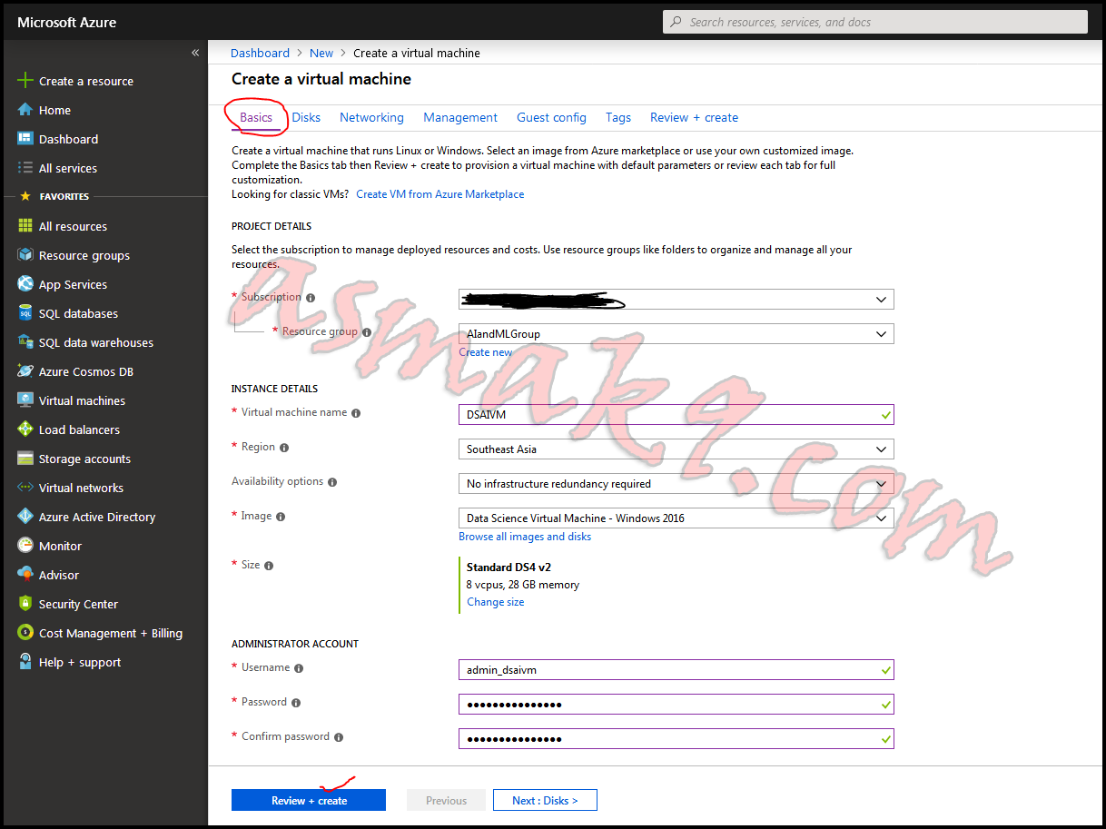 Microsoft Azure: Setting Up Data Science Windows 2016 Virtual Machine ...