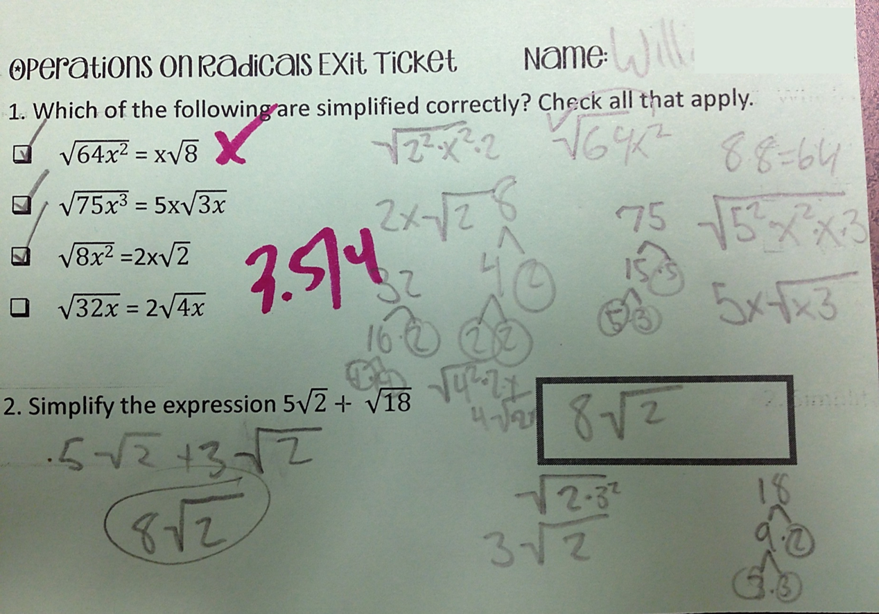 Math Dyal: Radical Radicals