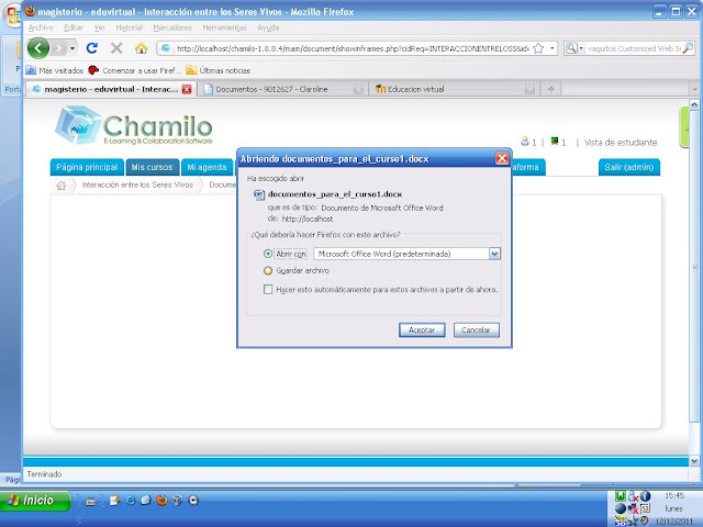 Experiencias en Educación y TIC: Plataforma Chamilo