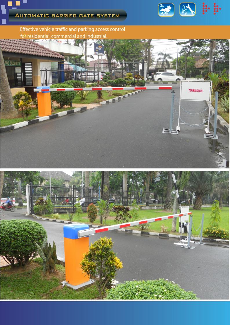 Barrier Gate - Palang Parkir Otomatis (kota Meda): Barrier Gate