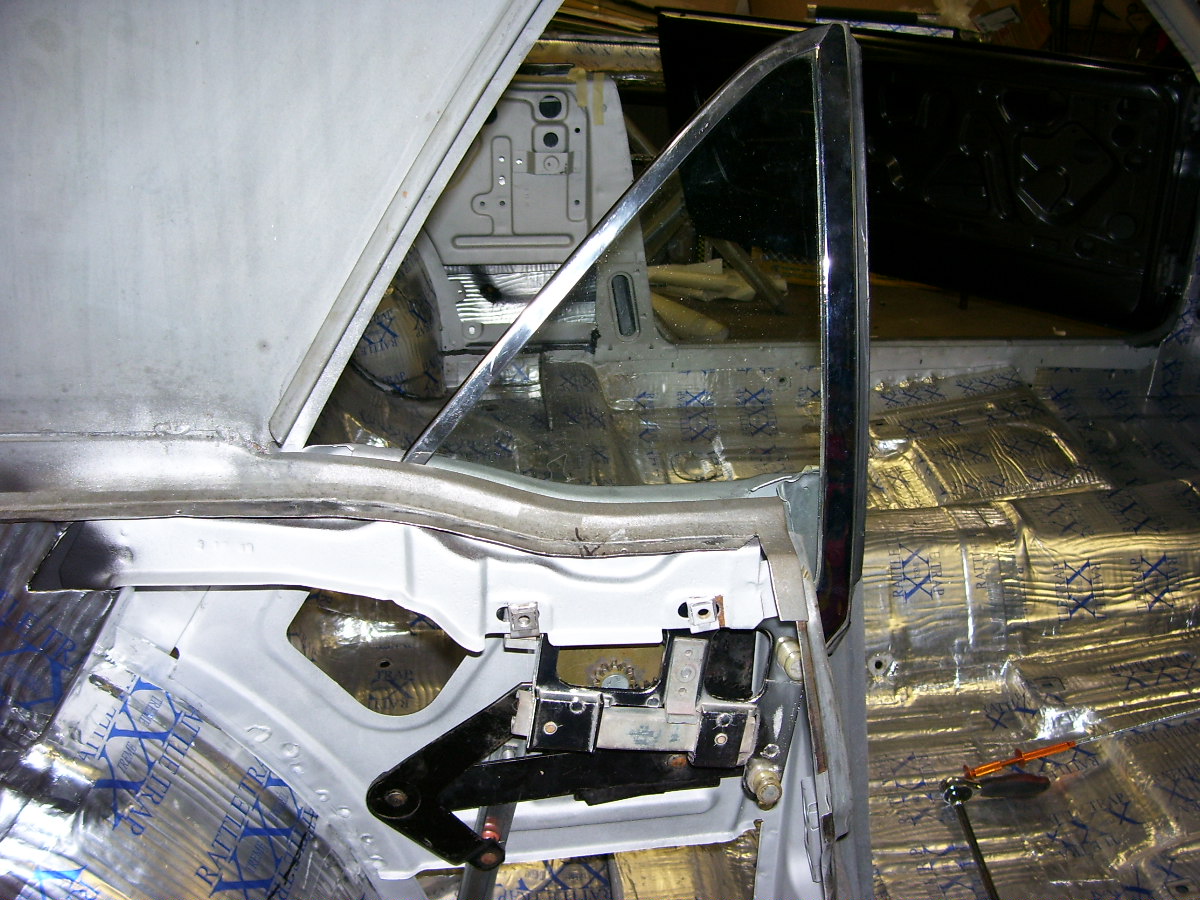 65 Mustang Restoration: Post #40, 7/10/11 Rear Quarter Window Install
