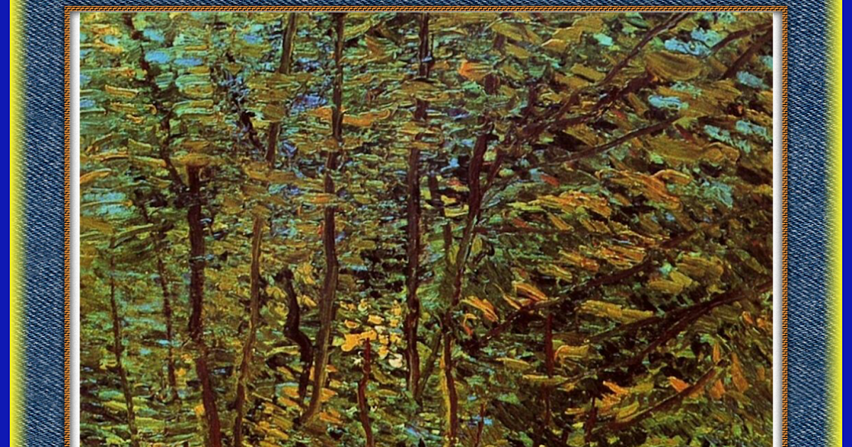 Path In The Woods. Vincent Van Gogh