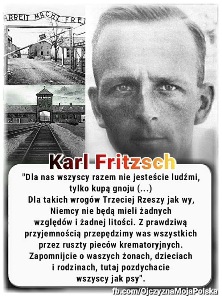 Polish Holokaust: Karl Fritzsch o Polakach / Karl Fritzsch über Polen