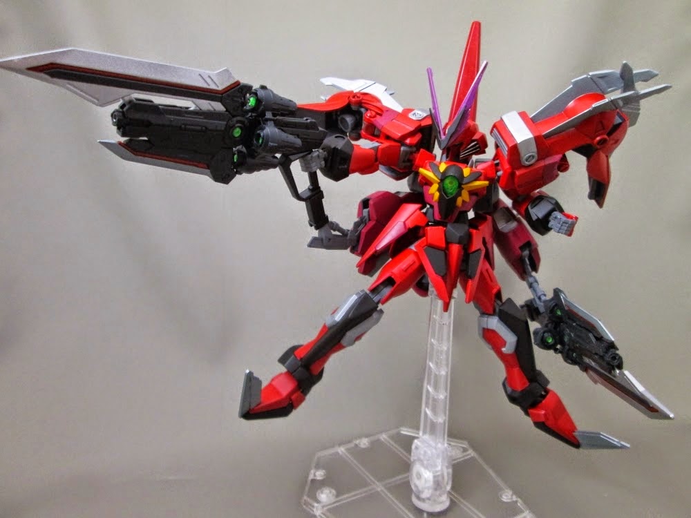 Gundam Family: 1/144 Aegis Gundam Red Dragoon Custom Build
