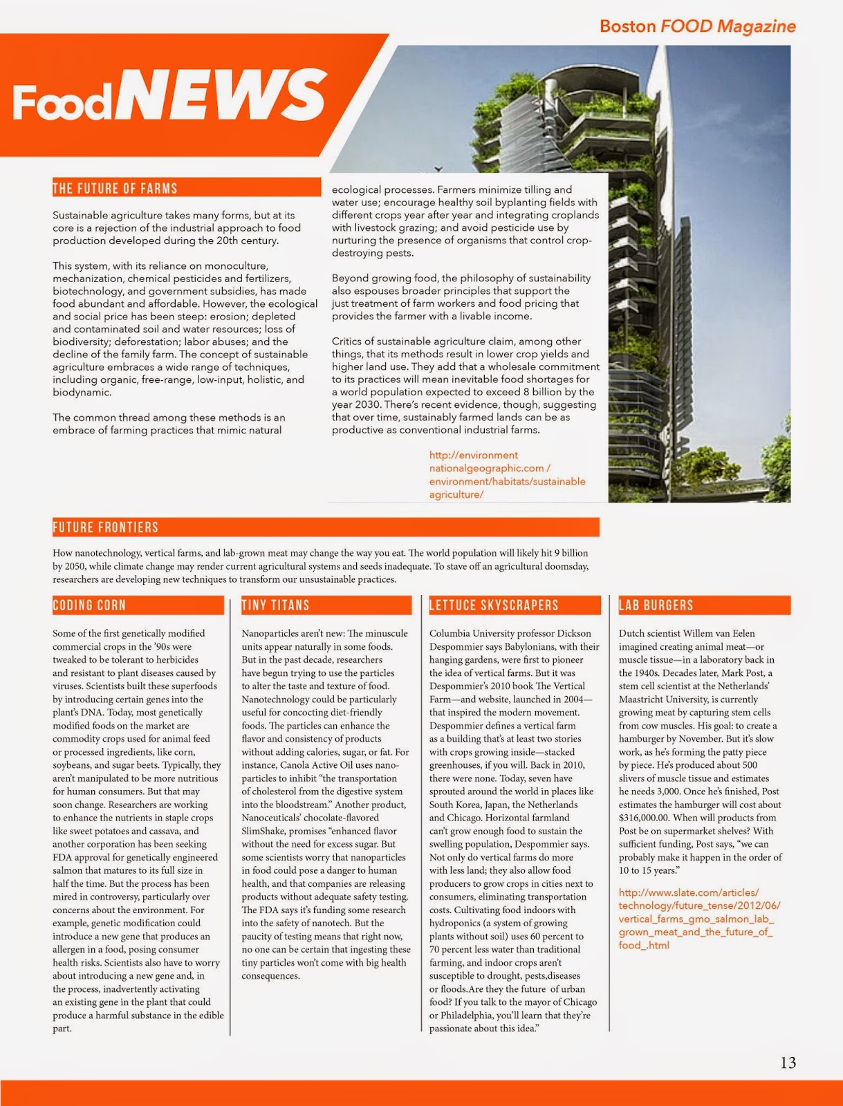 NEiAPublicationDesignFall2014: Department Pages Design