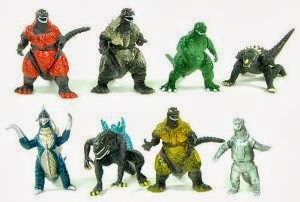 Art Toys Museum: Godzilla Mini Figures Set Of 8
