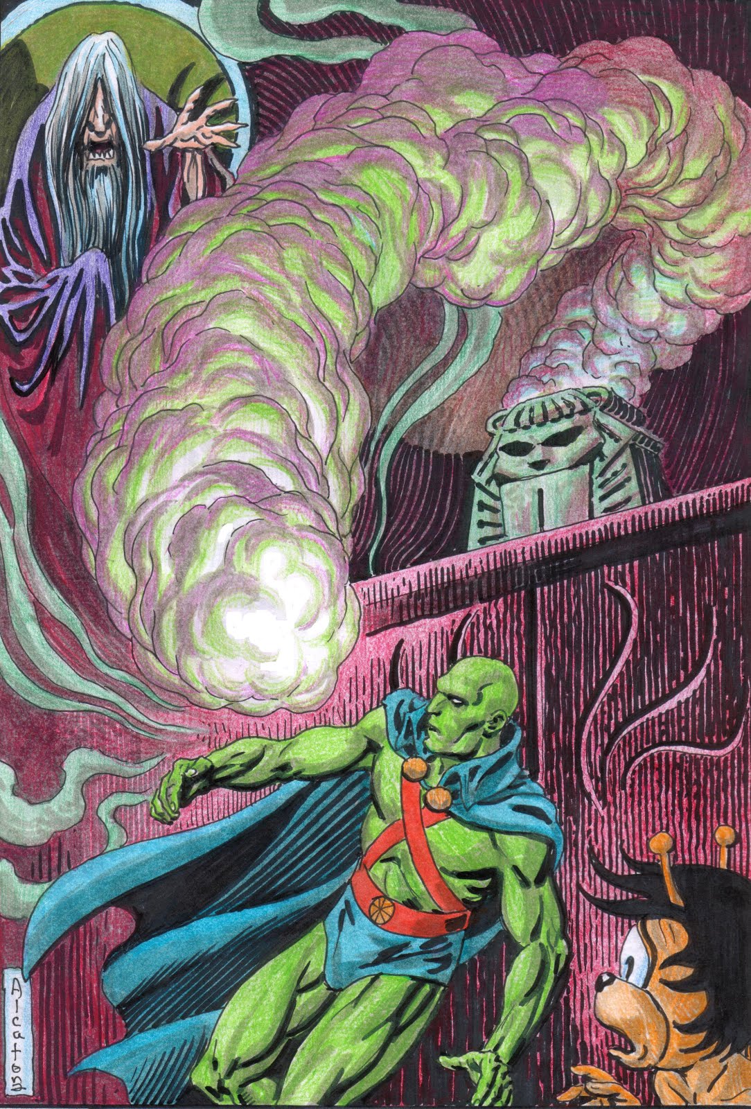 Enrique Alcatena's Blog - El Detective Marciano / Martian Manhunter ...