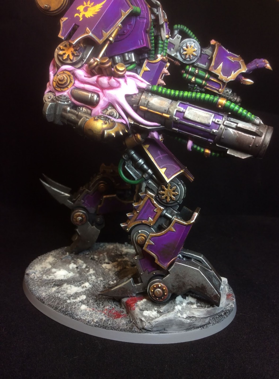 Tabletop Apocalypse: Massively Converted Slaanesh Defiler Painted and ...