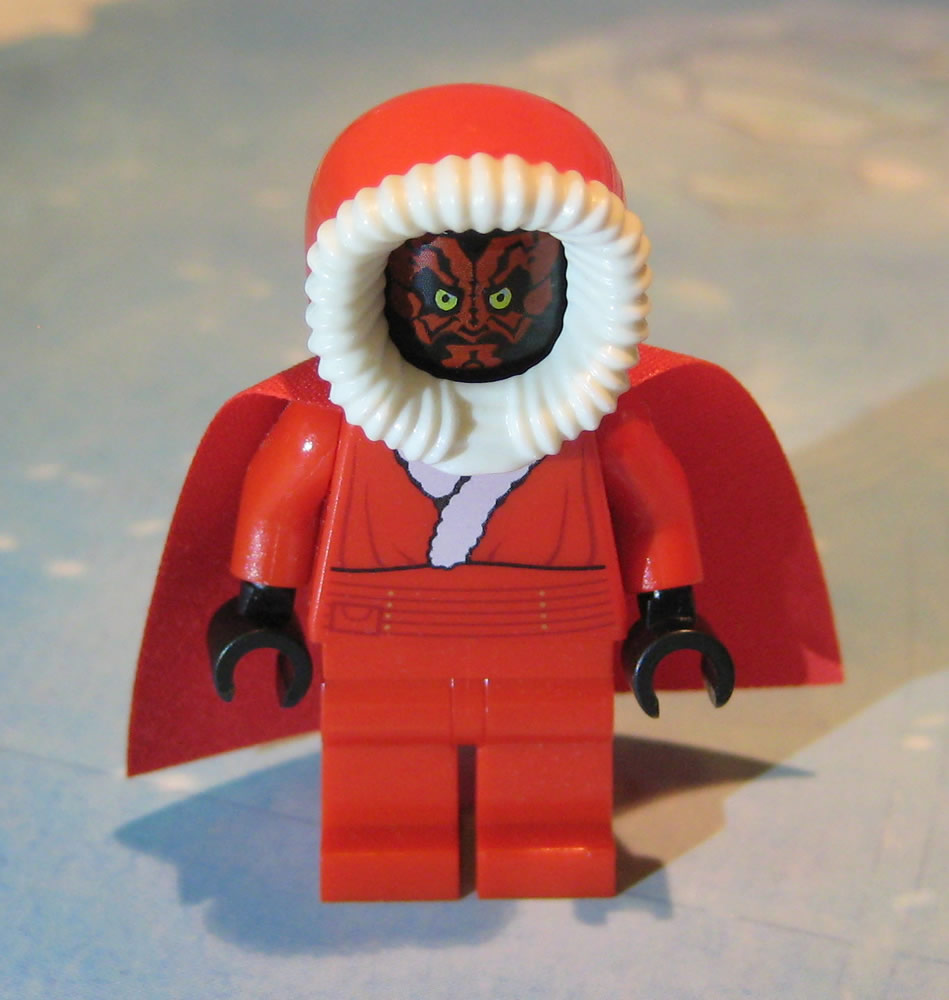 betty edit blurbs: Lego Star Wars Advent Calendar, Day 24: Santa Darth Maul