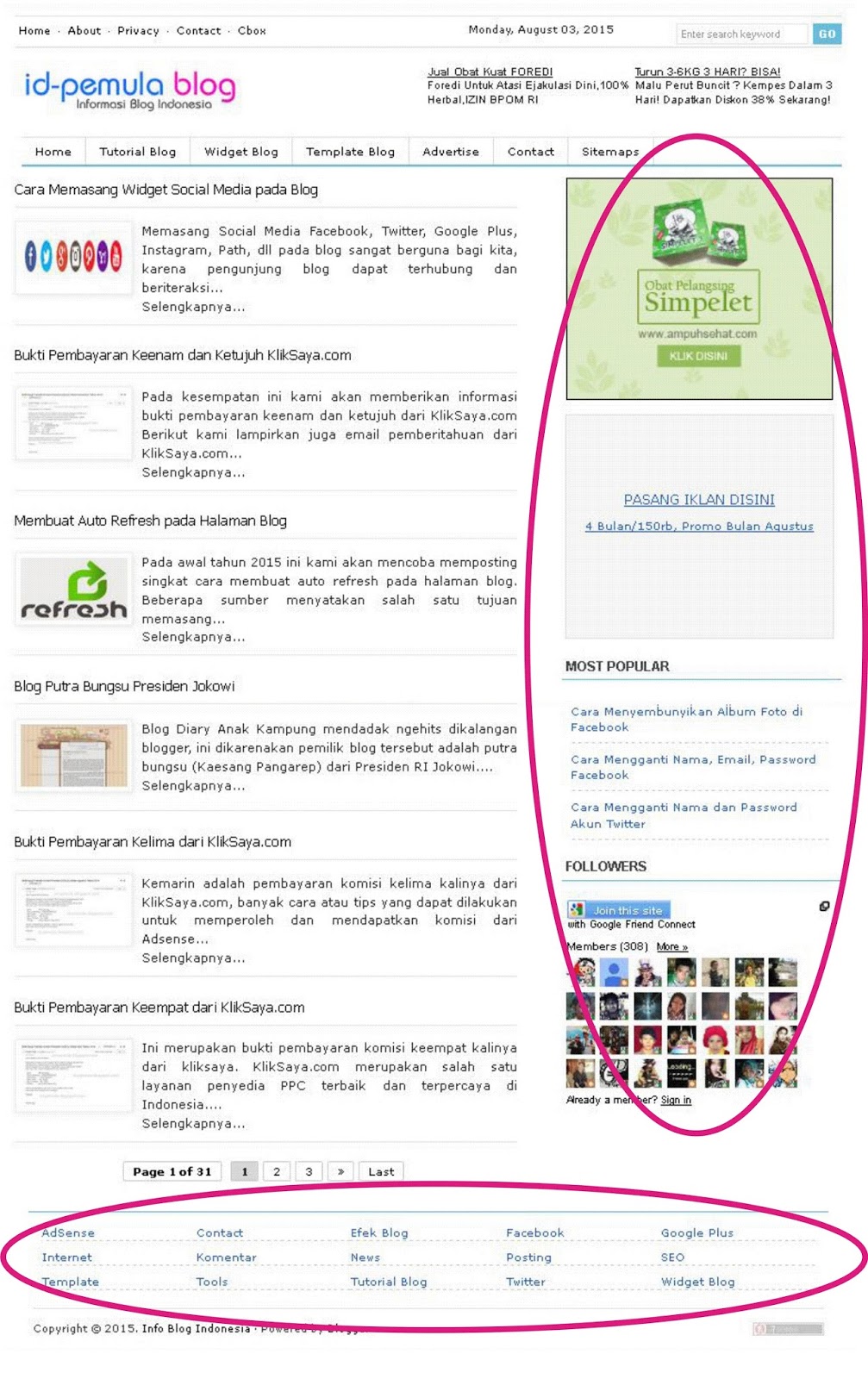 Tips Menggunakan Widget Pada Sidebar Blog Beriseo
