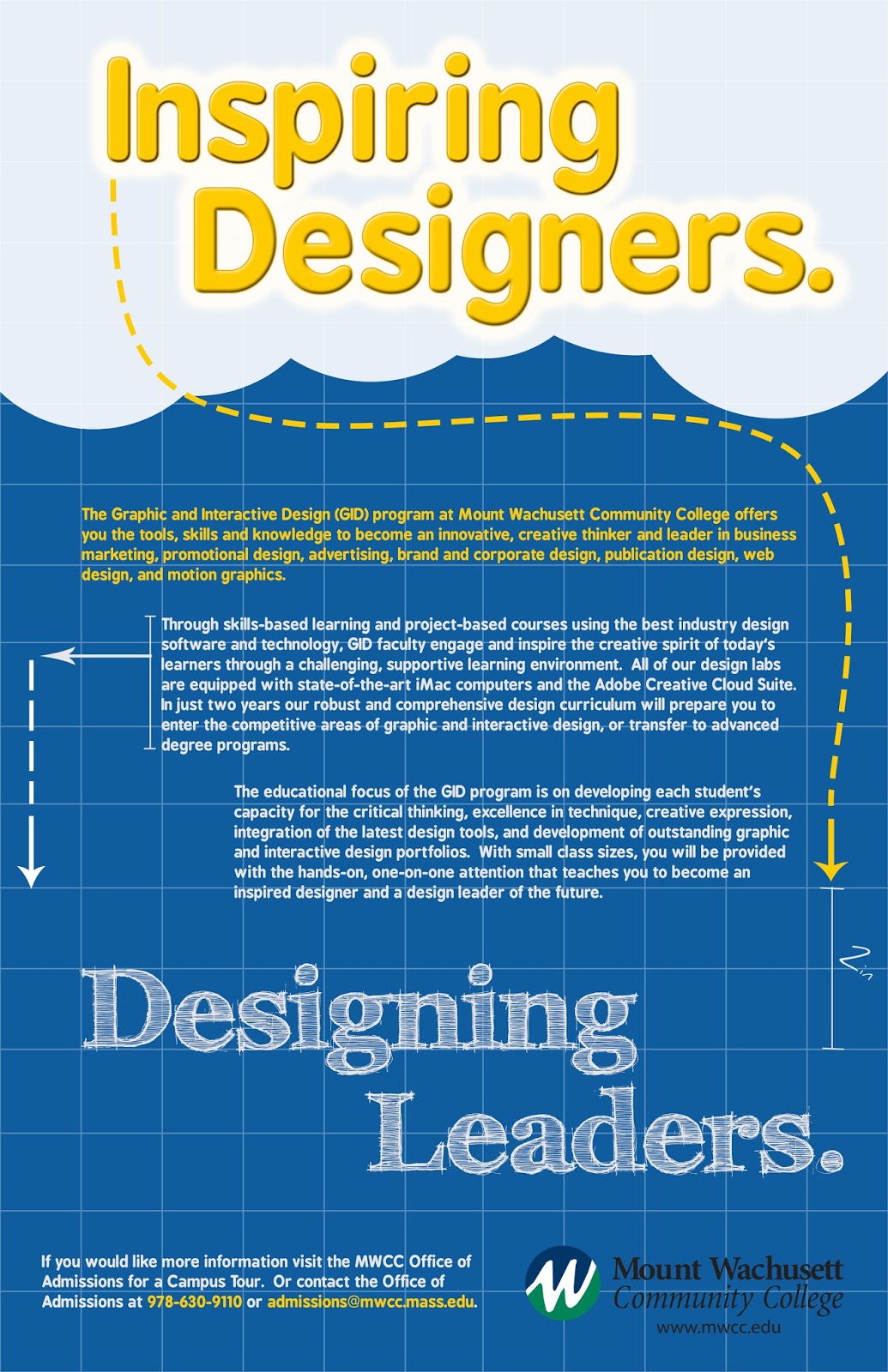 MWCC Portfolio Spring 2016: Project 6: Inspiring Designers Poster Rework 1