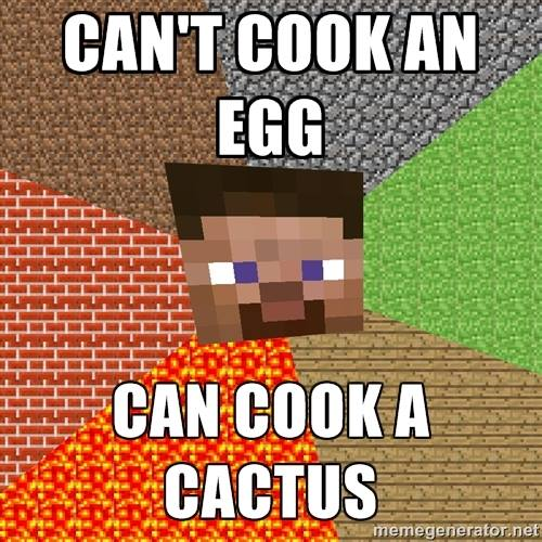 Meme: Minecraft Cooking | Irvine Sonicboom